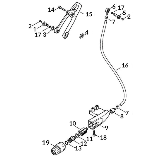Stihl TS410 Parts Diagram - Water Kit – Greenred Spares